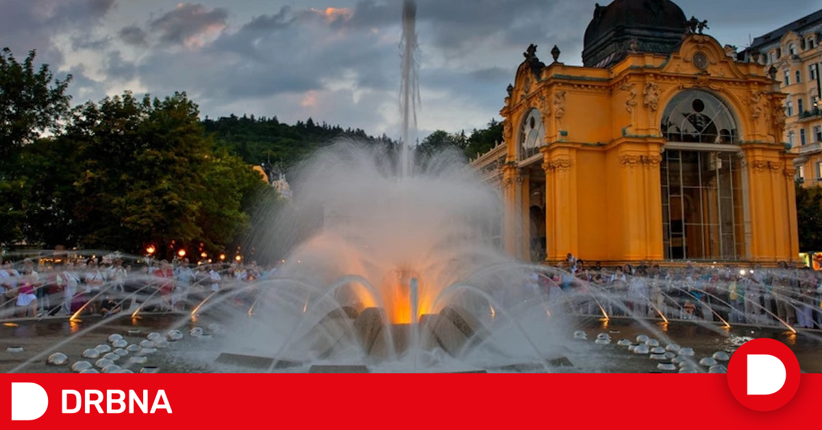 Rekonstrukce Zpívající fontány v Mariánských Lázních skončí do konce dubna