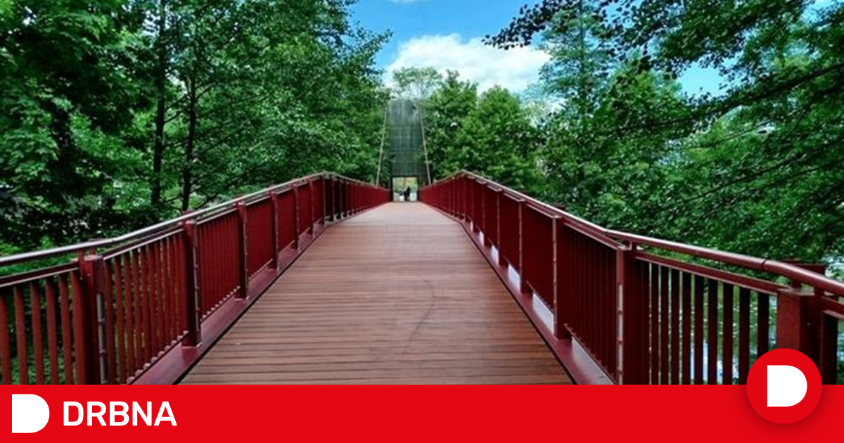 FOTO: Vávrova lávka přes Ohři na Krajince je opět otevřená